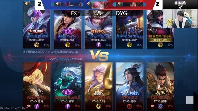 DYG让二追三战胜estar迎首胜，易峥狂暴后羿无解，鬼谷子吸到也白搭