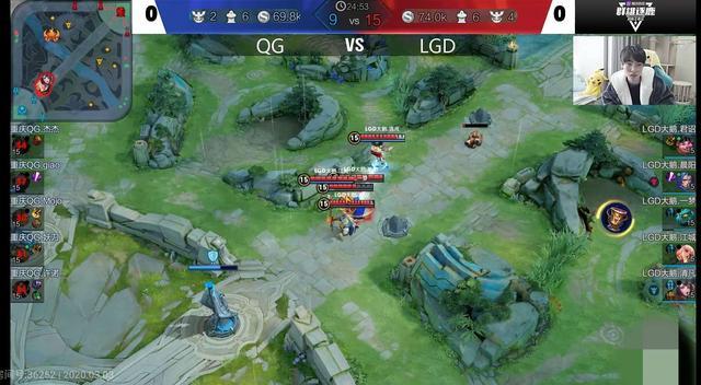 LGD大乔公孙离体系独树一帜，继续保持100％胜率，QG终究棋差一招