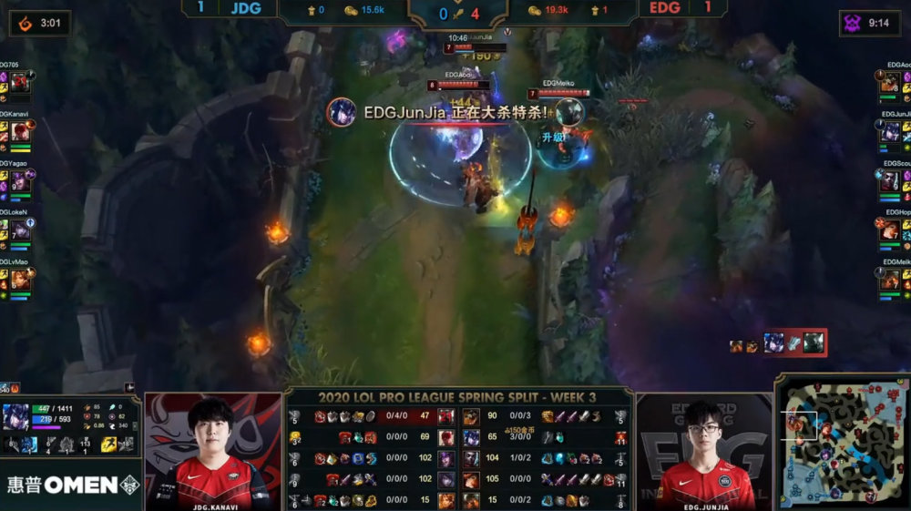 LPL春季赛3月20日速报：双蕉组合重现江湖，aodi旧瓶装新酒，贼香