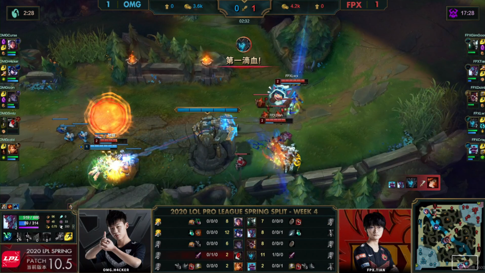 doinb招牌克烈FPX完成让一追二 年后豪取七连胜！