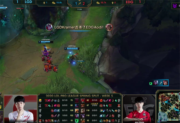 EDG2-1击败LGD！Junjia：有明凯教练的锦囊！