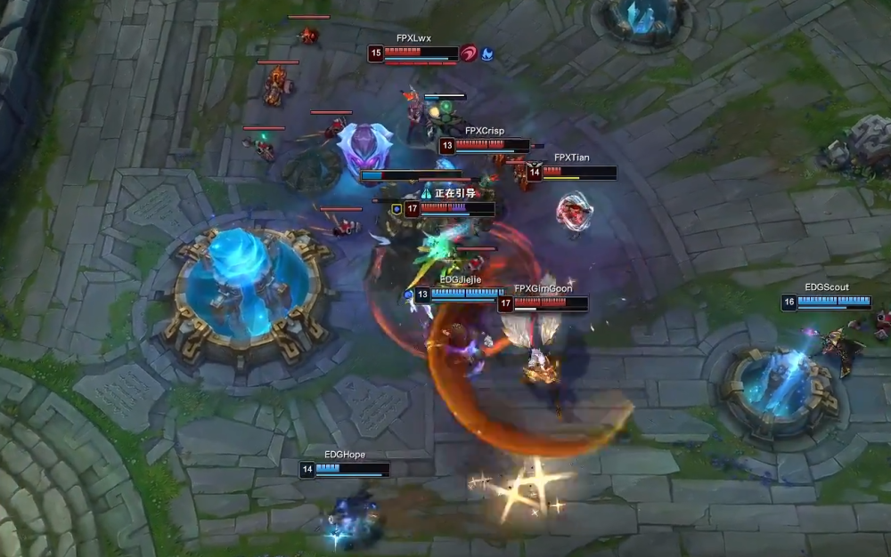 FPX打EDG状态回暖 金贡剑魔天神下凡 LQS锤石太秀了