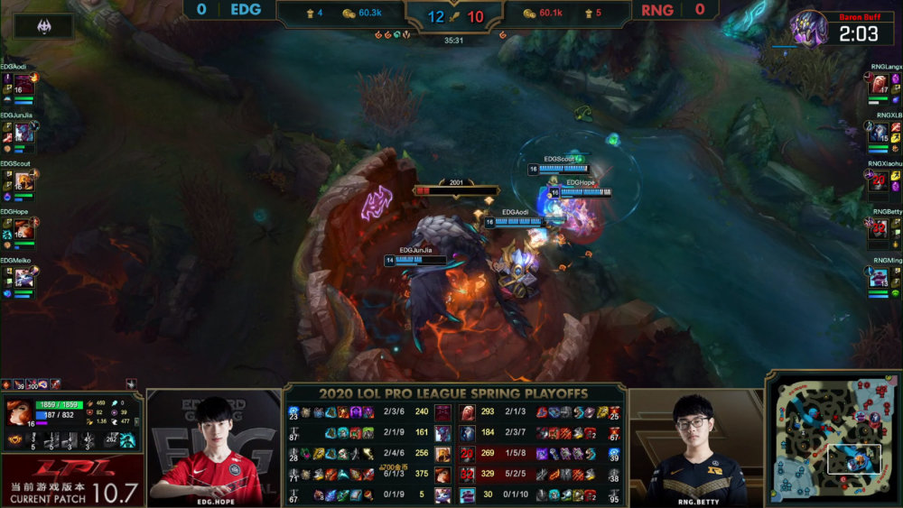 双方抢龙你来我往，各种反转看笑众人，EDG双C输出拉满先下一城