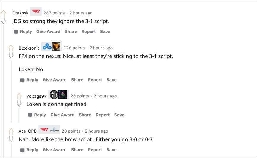 国外各方热议FPX半决赛输给JDG：想在LPL保住领头羊太难了
