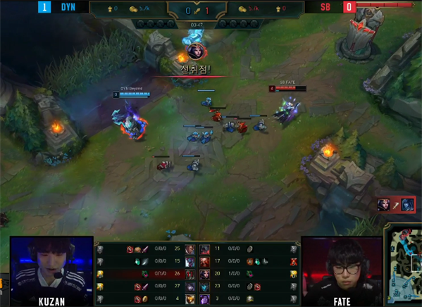 SB被LCK次级联赛队伍横扫 掉入败者组！保级赛容错率清零