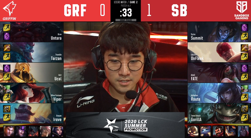 关键升降级赛被沙盒全面碾压 昔日第一黑马GRF沦落降级！