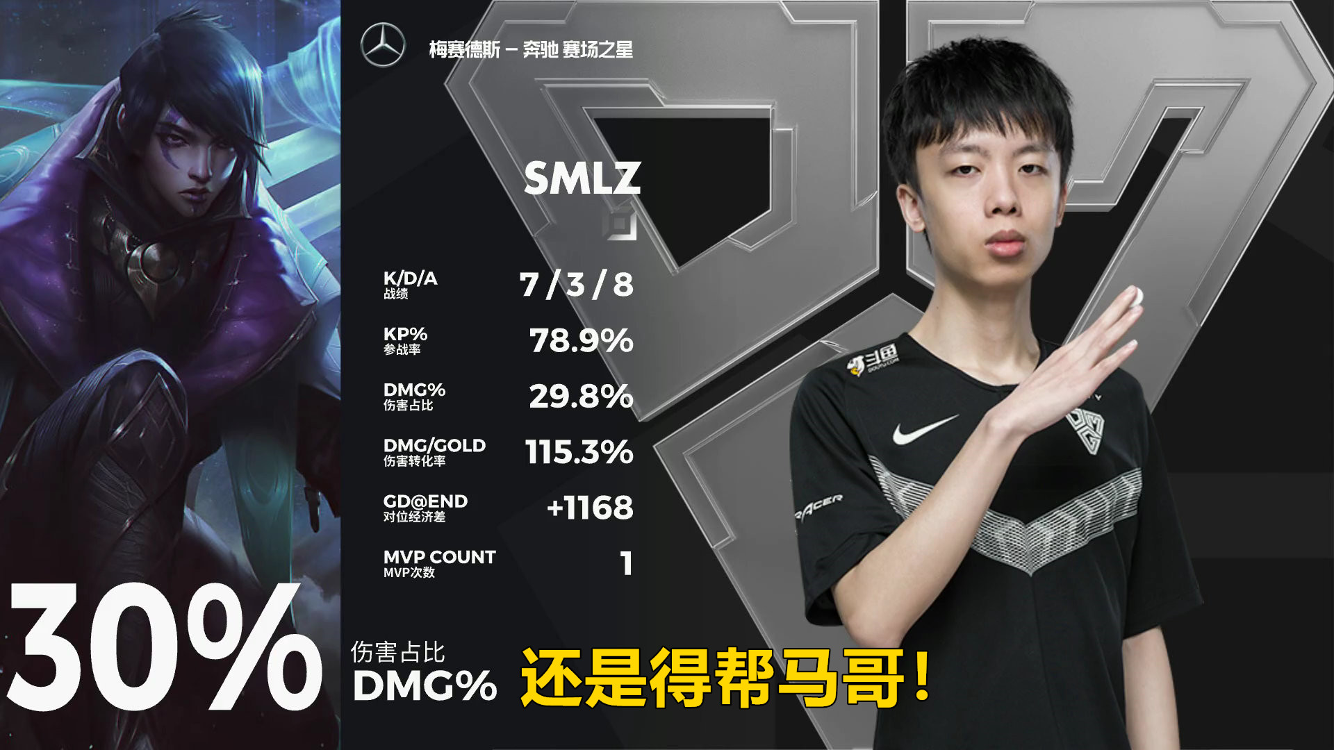 V5遭遇LPL夏季赛首败，OMG迎来了首胜，Smlz得到照顾斩获四杀