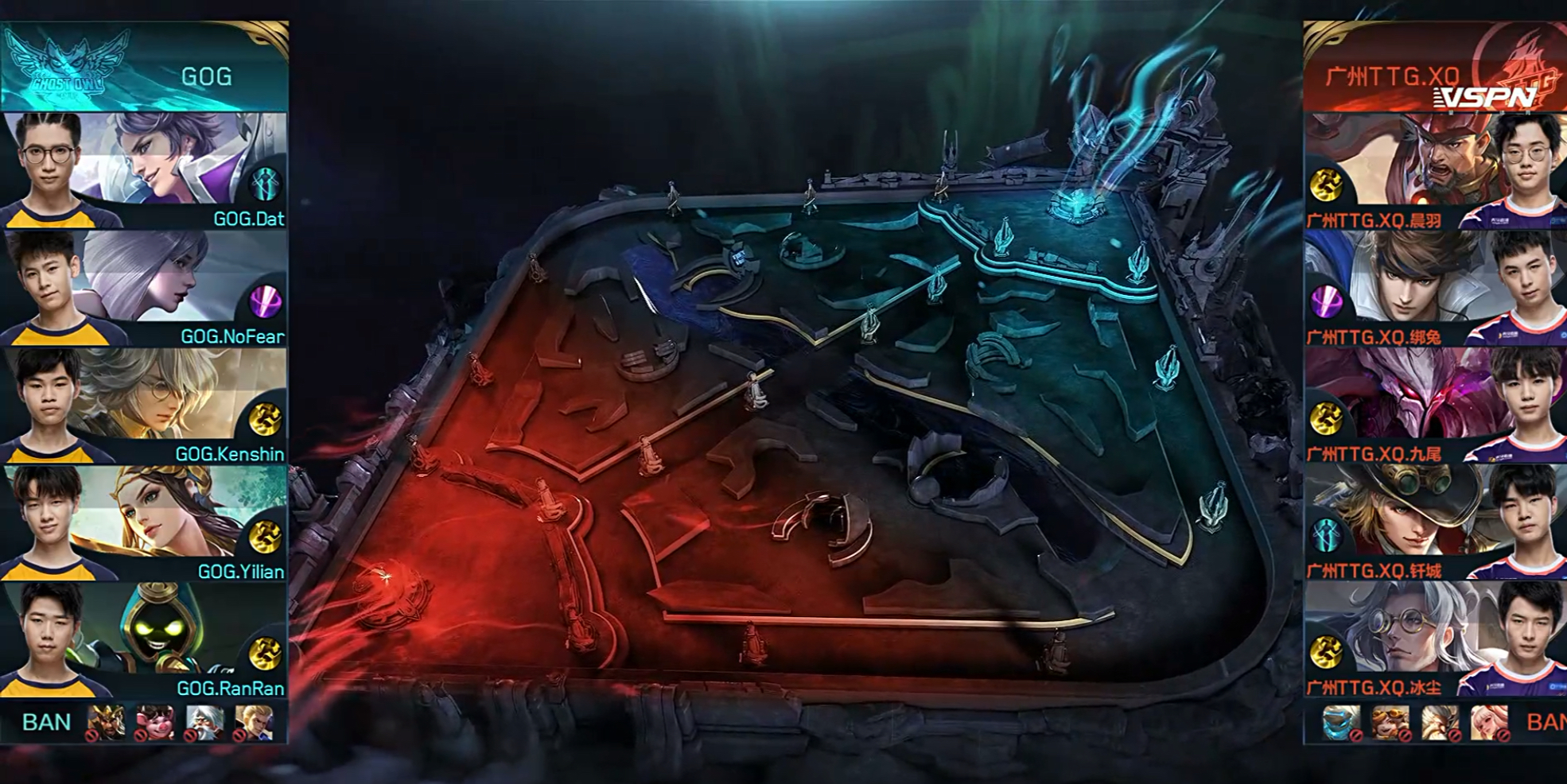 你永远可以相信钎城，两局十七杀零死，九尾法刺太强，XQ轻取GOG