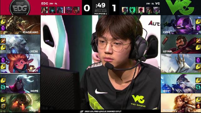 正道的光？VG不敌EDG后惨遭网友怒喷：乐言这还能首发？我是没想到