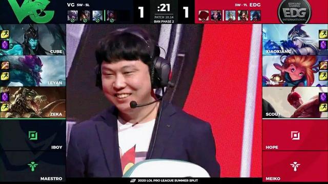 VG生死局IBOY禁错英雄，教练大吼Zeka迷茫，难道身在曹营心在汉？