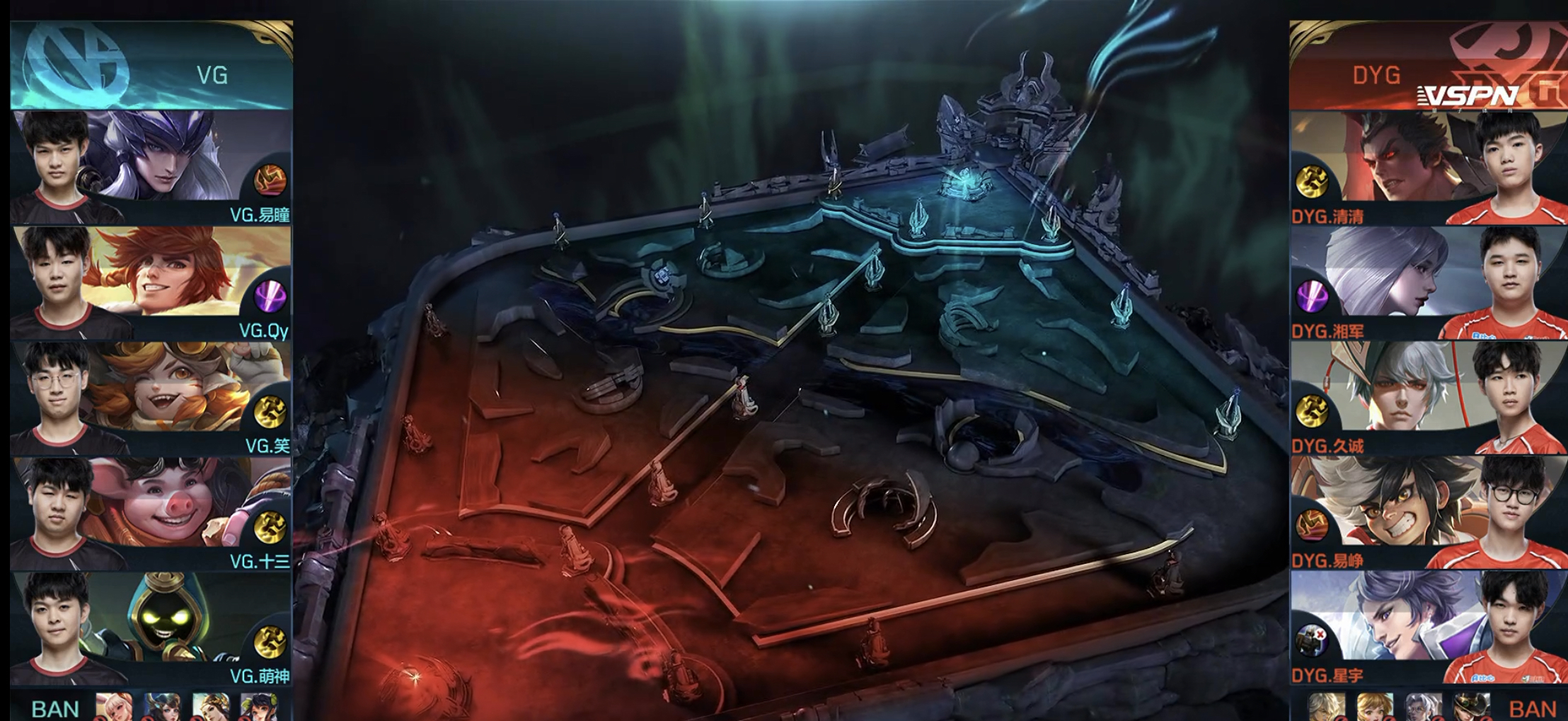 VG及时苏醒再次击败DYG，十三后两局零死，易峥未能延续昨日状态