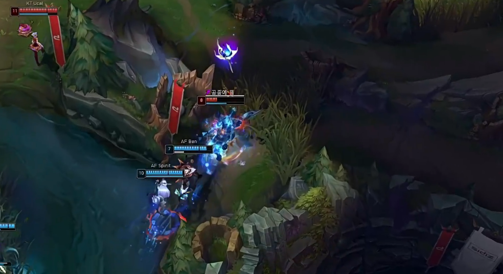 AF直落三局轻取KT Faker面临严峻挑战