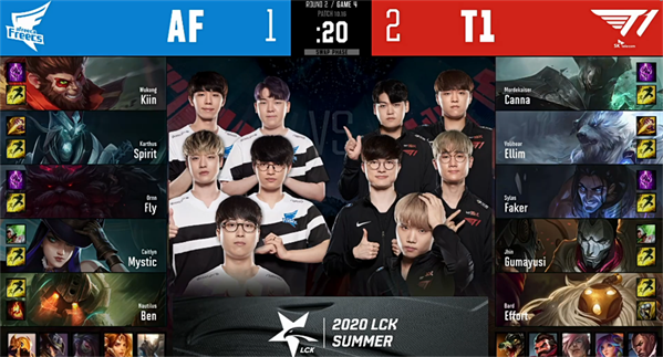 T1全新阵容淘汰AF 距世界赛只差一步！李哥：会好好准备的！