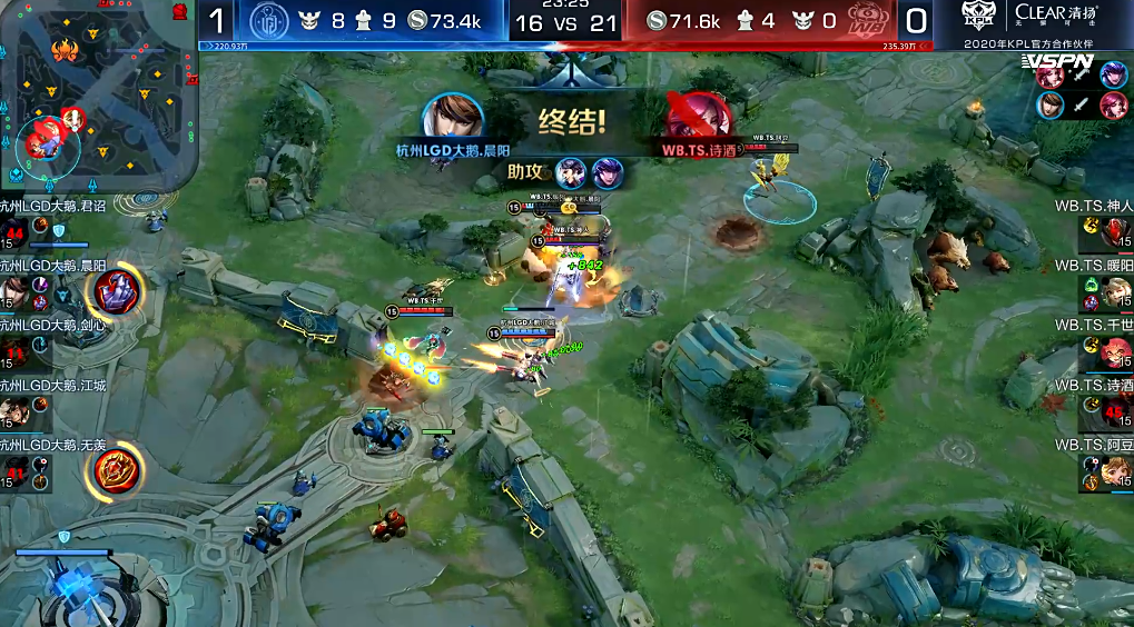 “高地保安”回来了，双方鏖战35分钟，TS艰难击败LGD大鹅！
