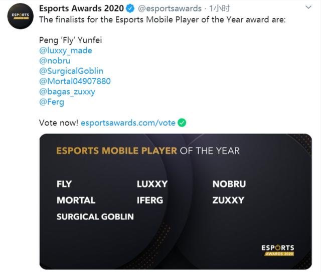 fly有多牛？代表中国电竞入选国外知名奖项，这才是世界级选手