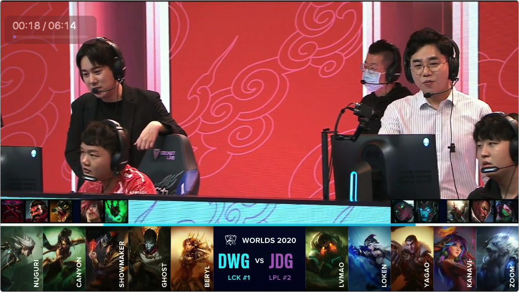 解说记得复盘JDG输给DWG：拿到的阵容不适合他们，而且打得还很急