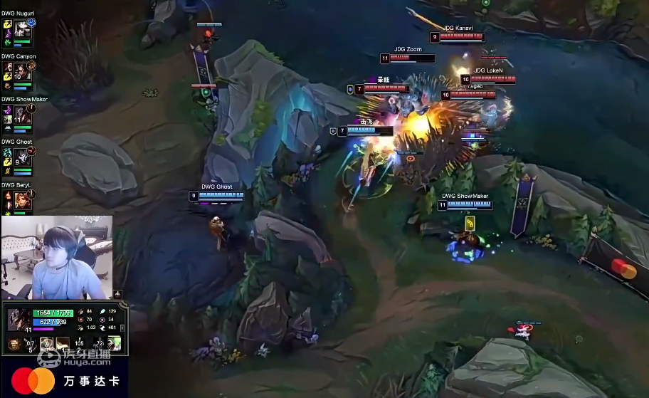 虎牙S10：姿态复盘JDG与DWG首次交手，发现绿毛被“罚站”后懵了！