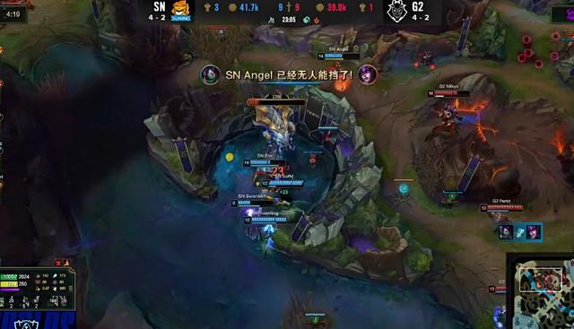 SN四核阵容输出拉满，双杀G2完成复仇，锁定A组第一！