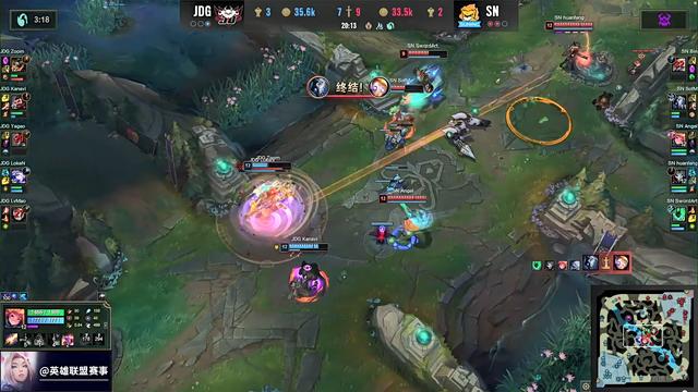 S10最大黑马诞生！SN成为LPL首支晋级4强队伍，焕烽的烬有点东西