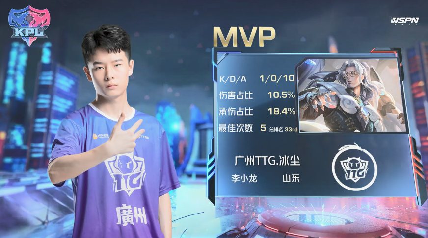 TTG零封VG冲进季后赛，玩家表示买易瞳的价值体现出来了