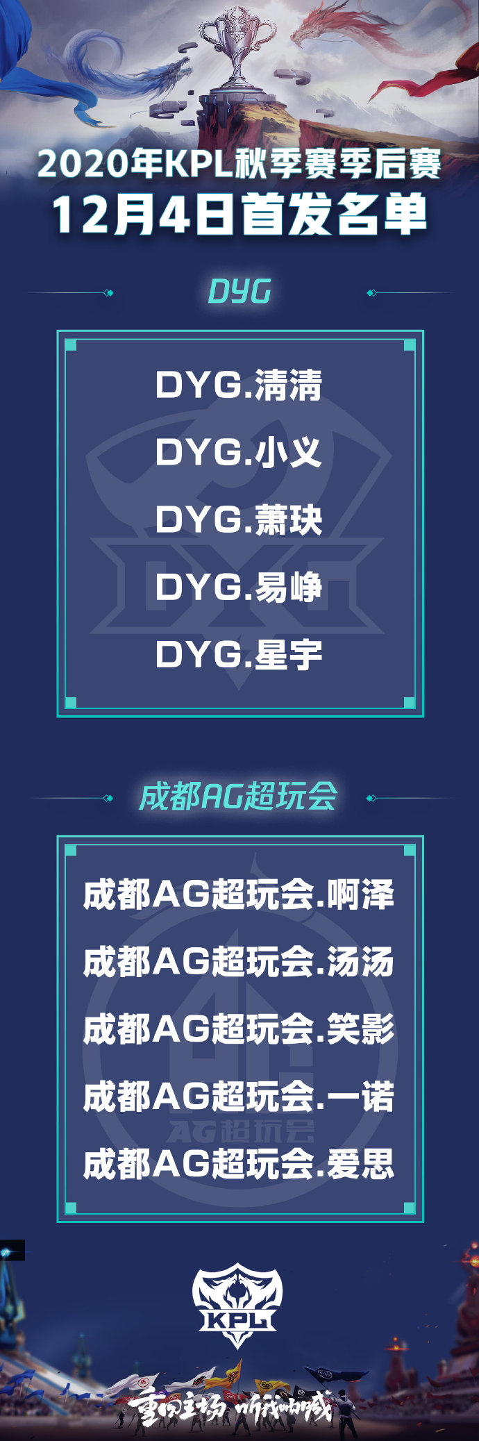 DYG胜者组决赛凉了？专家们一致认为成都AG超玩会进入总决赛