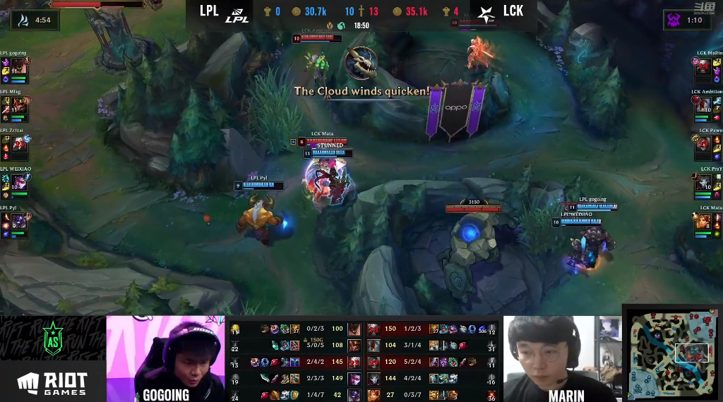 MLXG战神附体，LPL逆转LCK拿下传奇对抗赛胜利！锅老师能复出吗？