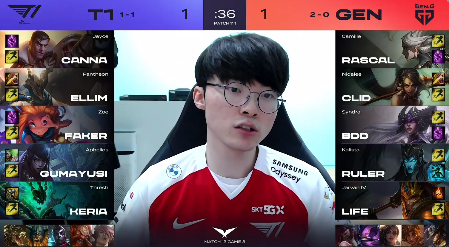 LOL：GEN黑科技辅助皇子EQ闪锁定胜局，管泽元直呼：他真敢开啊！