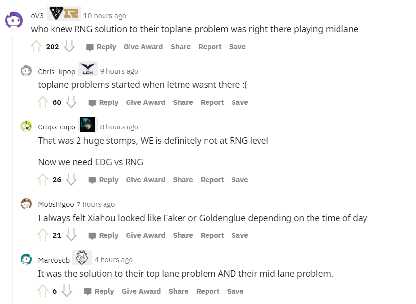 RNG打破WE不败金身，海外网友热议：没有Uzi的RNG是最好的队伍