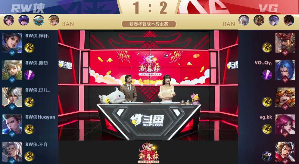 Qy持续低迷，需要“13哥BUFF”加持才行？RW关键局击败VG！