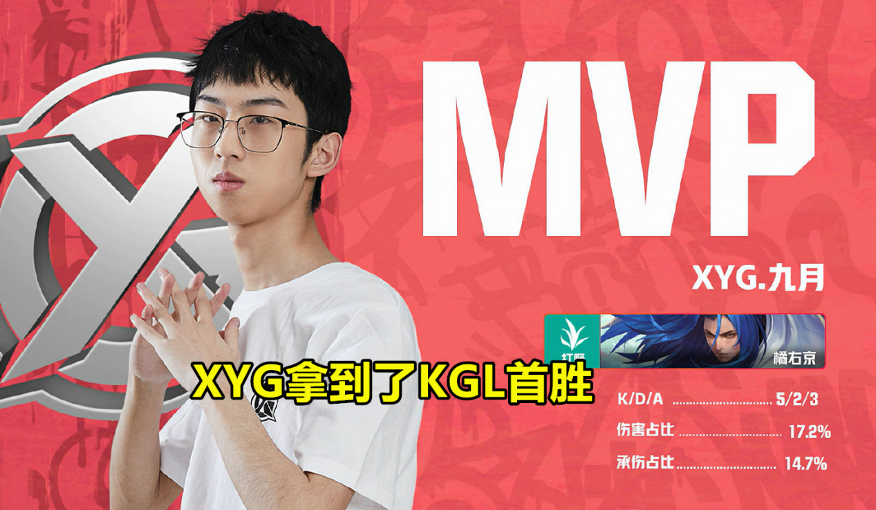 XYG获得KGL首胜，KGL却将XYG名字写错了，网友：这是故意的？