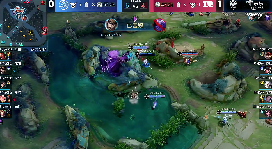 Cat工具人中单还是不如无心，花海好会控龙，eStar击败RNG！