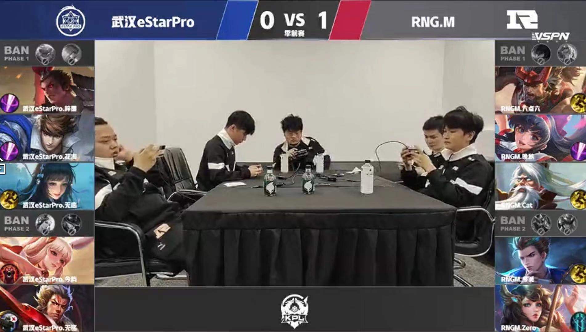 KPL季前赛揭幕战：Cat首发虔诚里程碑，RNG.M不敌