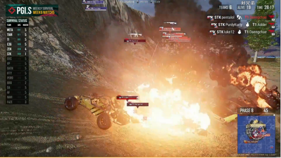 PGI.S最后一周被狂喷的MCG第一把吃鸡进入决赛，天霸极限操作翻盘