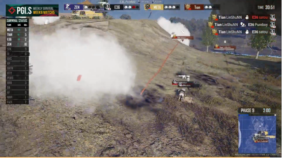 PGI.S最后一周被狂喷的MCG第一把吃鸡进入决赛，天霸极限操作翻盘