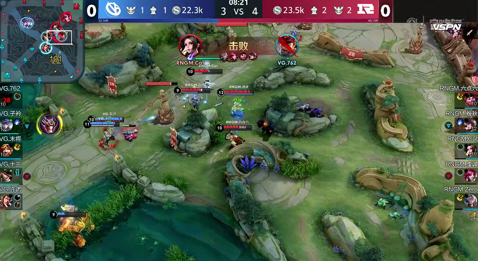 小软“状态回暖”引热议！Cat恢复“巅峰五成实力”不够，VG险胜RNG