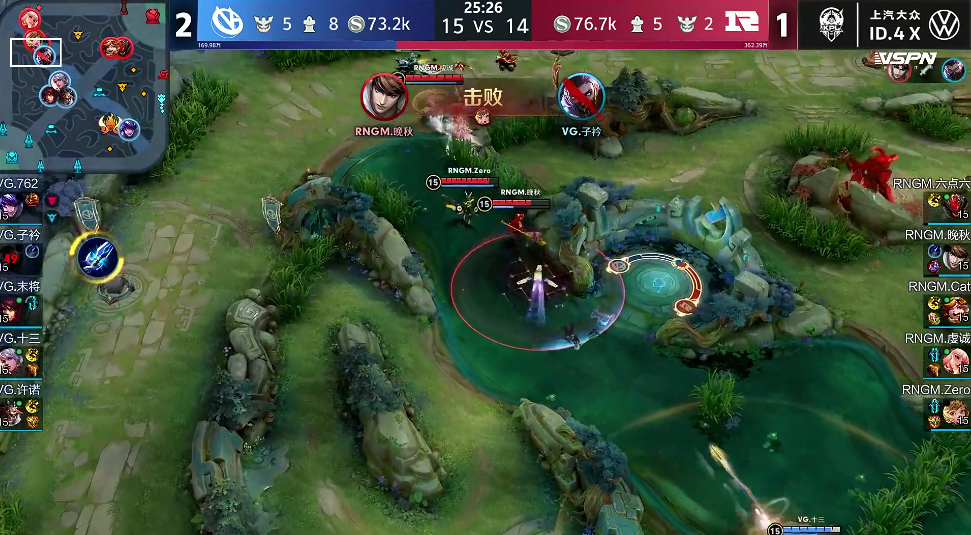 VG3-1大胜RNG，六哥“好无奈”！十一：训练赛我们打什么组都能赢