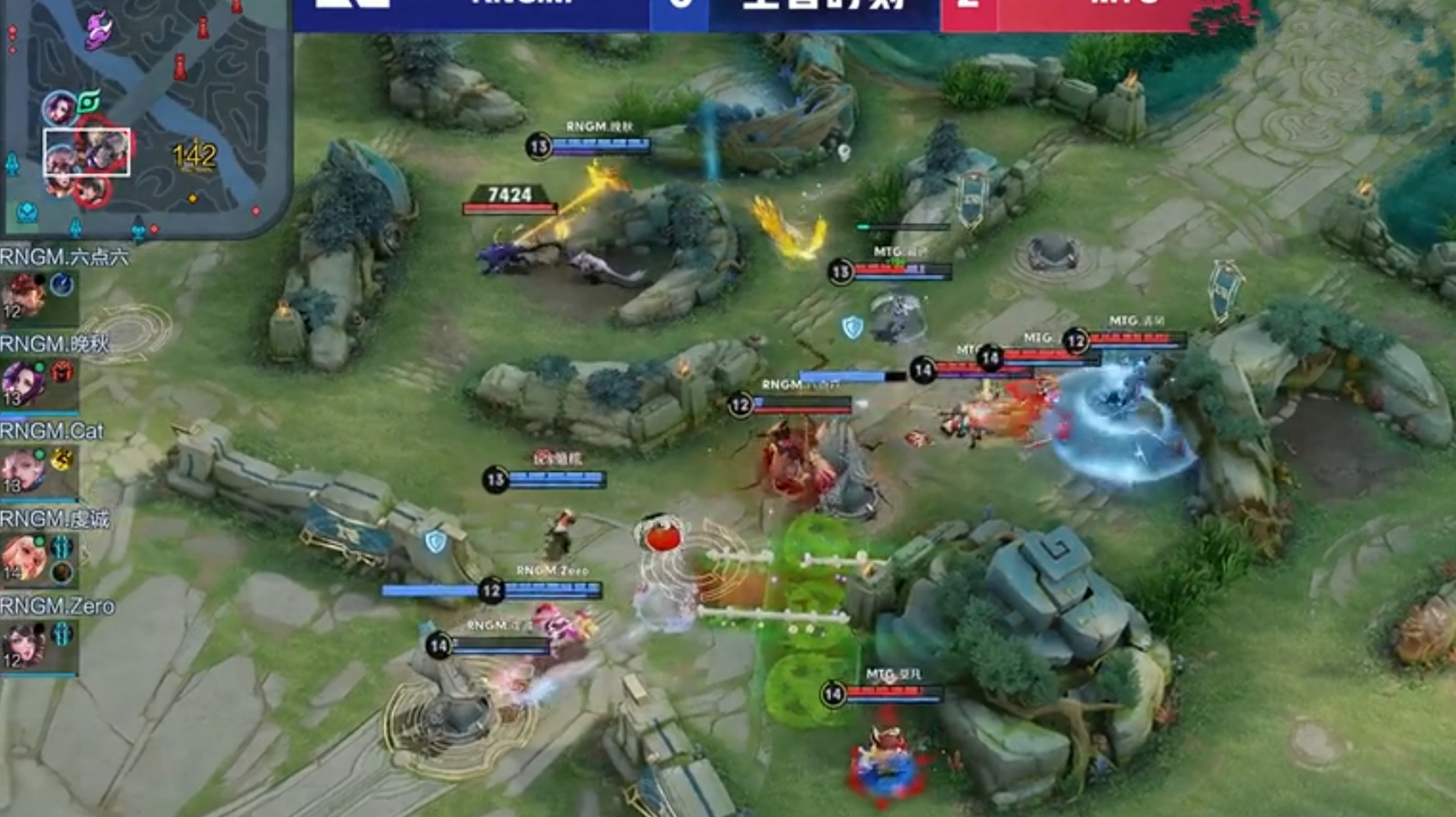 拿出乔离组合不会运营，RNGM依然难求一胜，MTG零封RNGM冲入A组