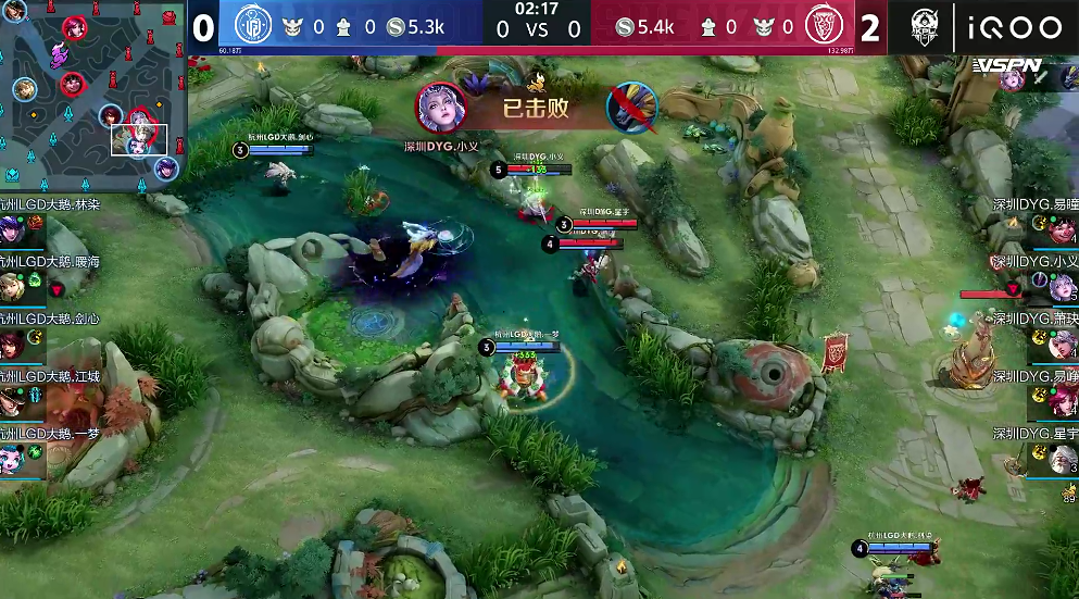 萧玦百里守约“太离谱”，小义露娜“极限守家”，DYG3-0零封LGD！