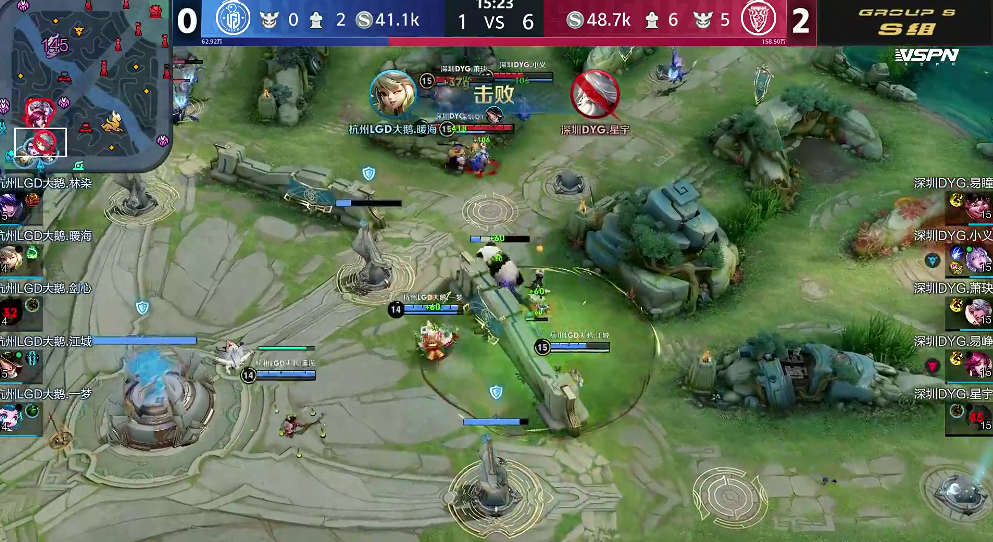 萧玦百里守约“太离谱”，小义露娜“极限守家”，DYG3-0零封LGD！