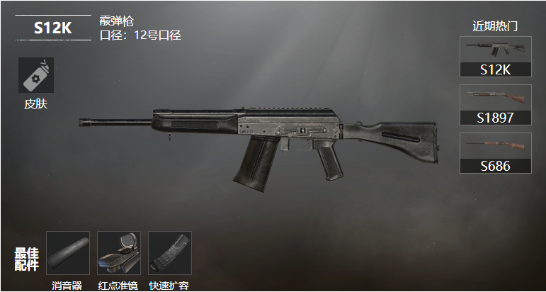 和平精英：集步枪与喷子的优势于一体，霰弹枪中的神——S12K