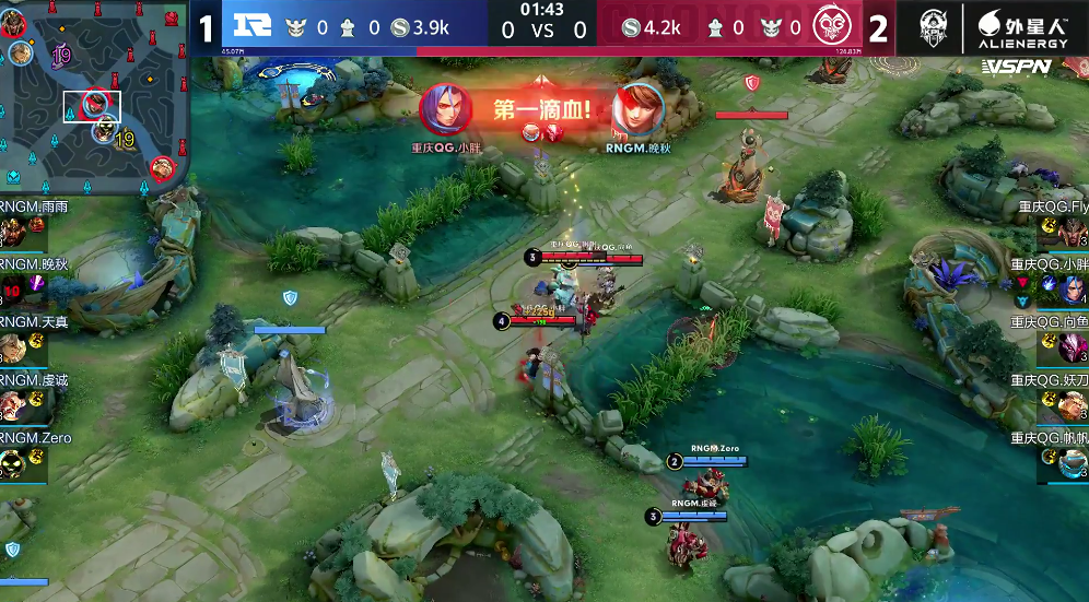 老林BP越做越差，Fly让末将失望了，RNG进入卡位赛，VG遗憾淘汰！