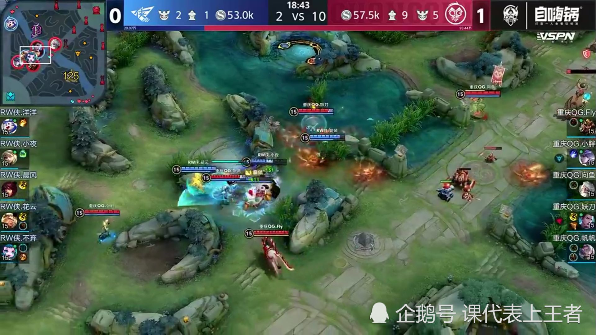 FLY关羽打的太有灵性了，林教练BP真好，QG连下两局来到赛点