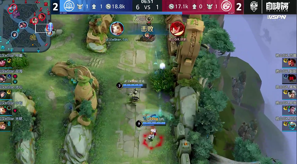 eStar3-2险胜GK，AG“躺进”胜者组！SK果然“心怀荣耀，勇往直前”！