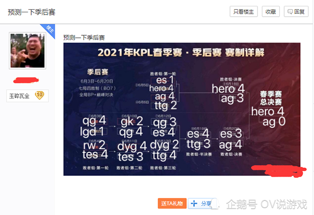 KPL季后赛预测AG进决赛圈可能上演绝活4比0，QG将会成为E队克星