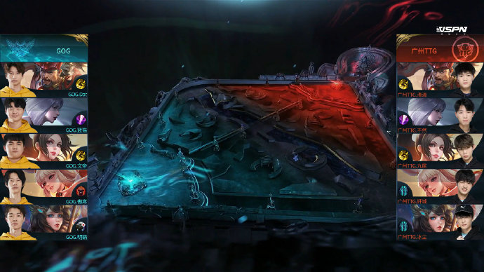 王者世冠首日：广州TTG被K甲战队击败，QG晋级小组赛！