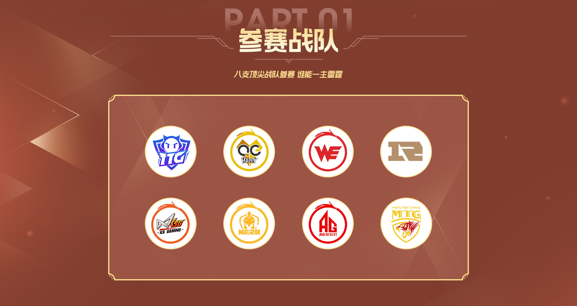 世冠小组赛还未开打，虎牙雷霆杯率先出击！AG、QG等8支KPL战队，均派出首发参赛！