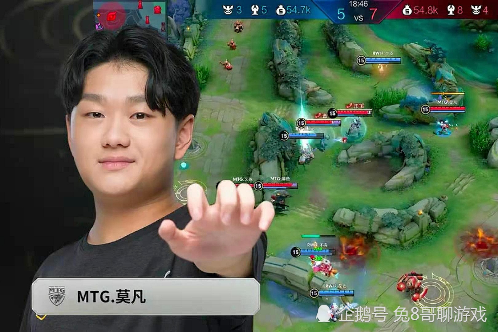 王者世冠：MTG3：1战胜RW侠，为小组出线打下基础，RW侠还有机会