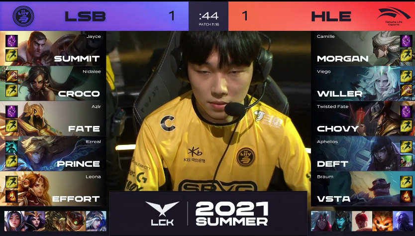 LCK龙龟登上Ban位！HLE让一追三击败LSB，Deft离世界赛差一场胜利