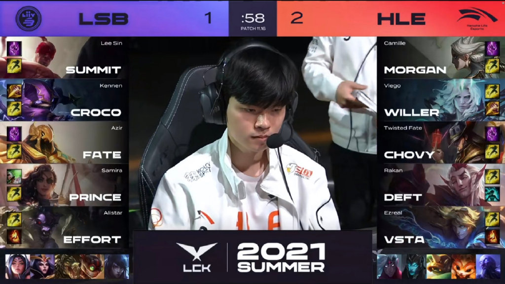 LCK龙龟登上Ban位！HLE让一追三击败LSB，Deft离世界赛差一场胜利