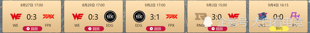 微笑直接自闭下播！WE九连败将通过最后一场BO5角逐四号种子名额！RNG平推WE成为三号种子！